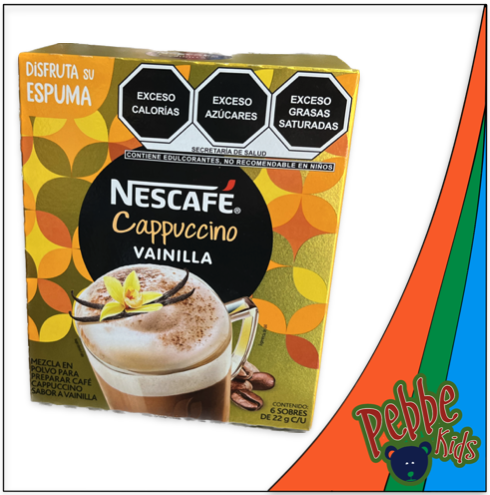 NESCAFÉ CAPPUCCINO VAINILLA C/6 SOBRES | Distribuidora Pebe
